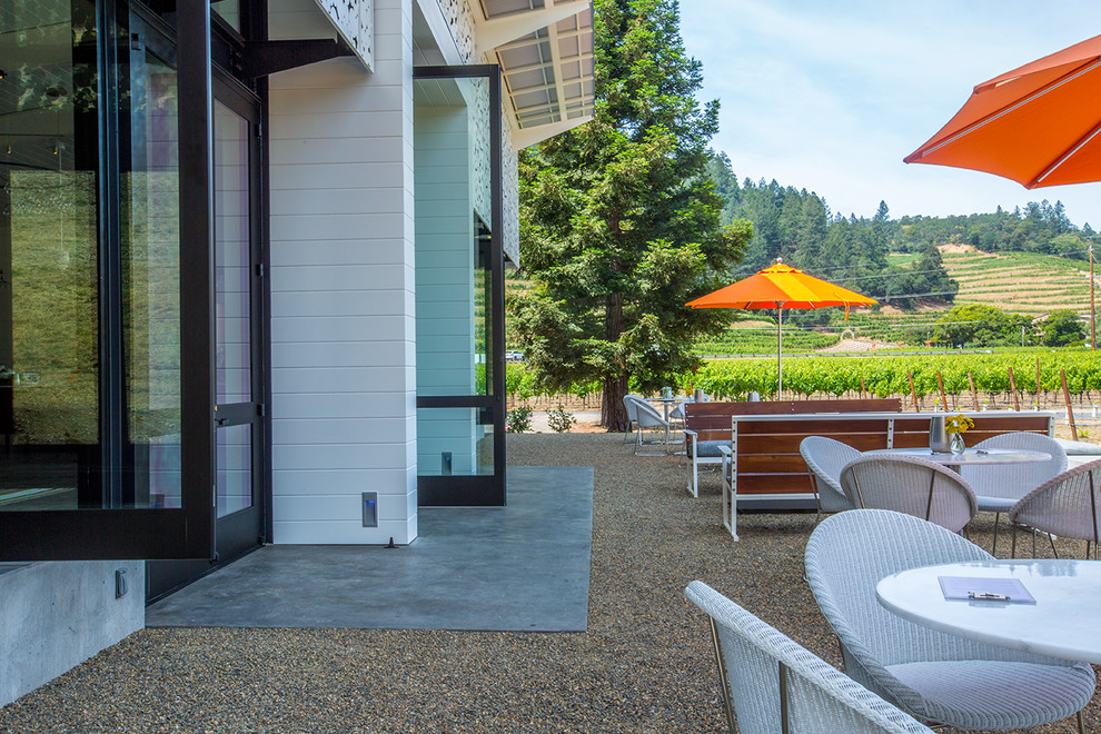 Odette Winery - Contemporary - Patio - San Francisco - by R&S Glazing ...