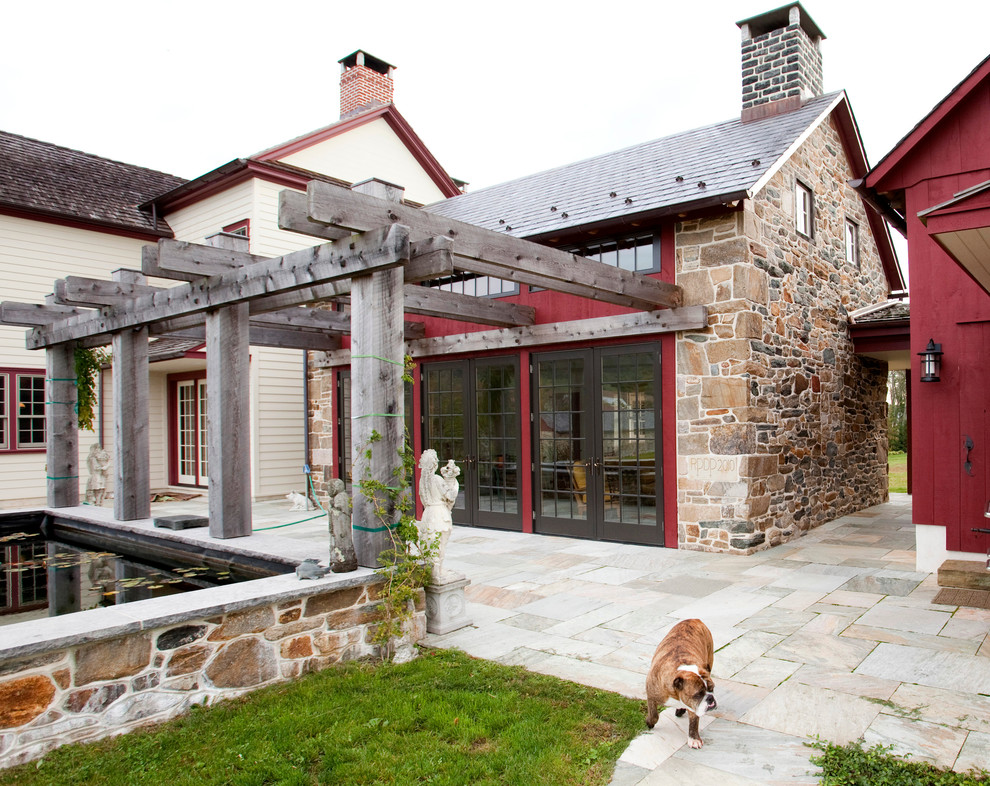 Oley Valley 1750 Farmhouse Renovation & Addition - Traditional - Patio ...