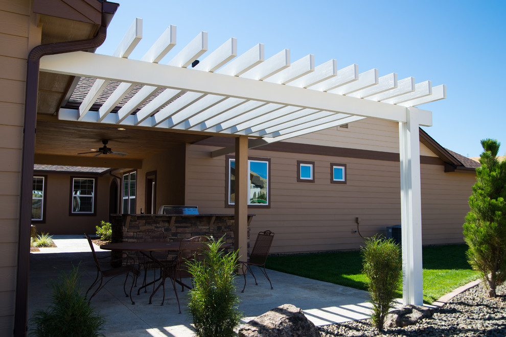 Open Beam Pergola - Craftsman - Patio - Boise - by ShadeWorks, Inc. | Houzz