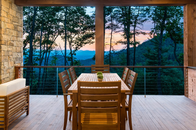 Stone Mountain Home Deck Resort Homes: The Stone & Shake Architecture