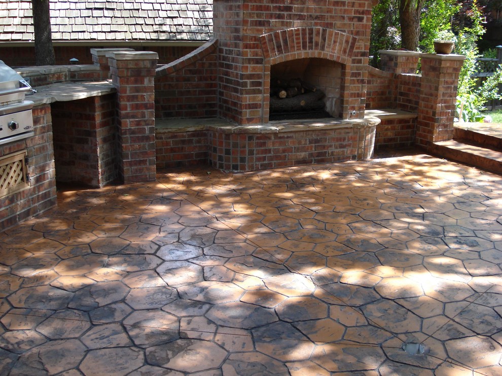 Our Work - Rustic - Patio - Oklahoma City - by Advanced Concrete ...
