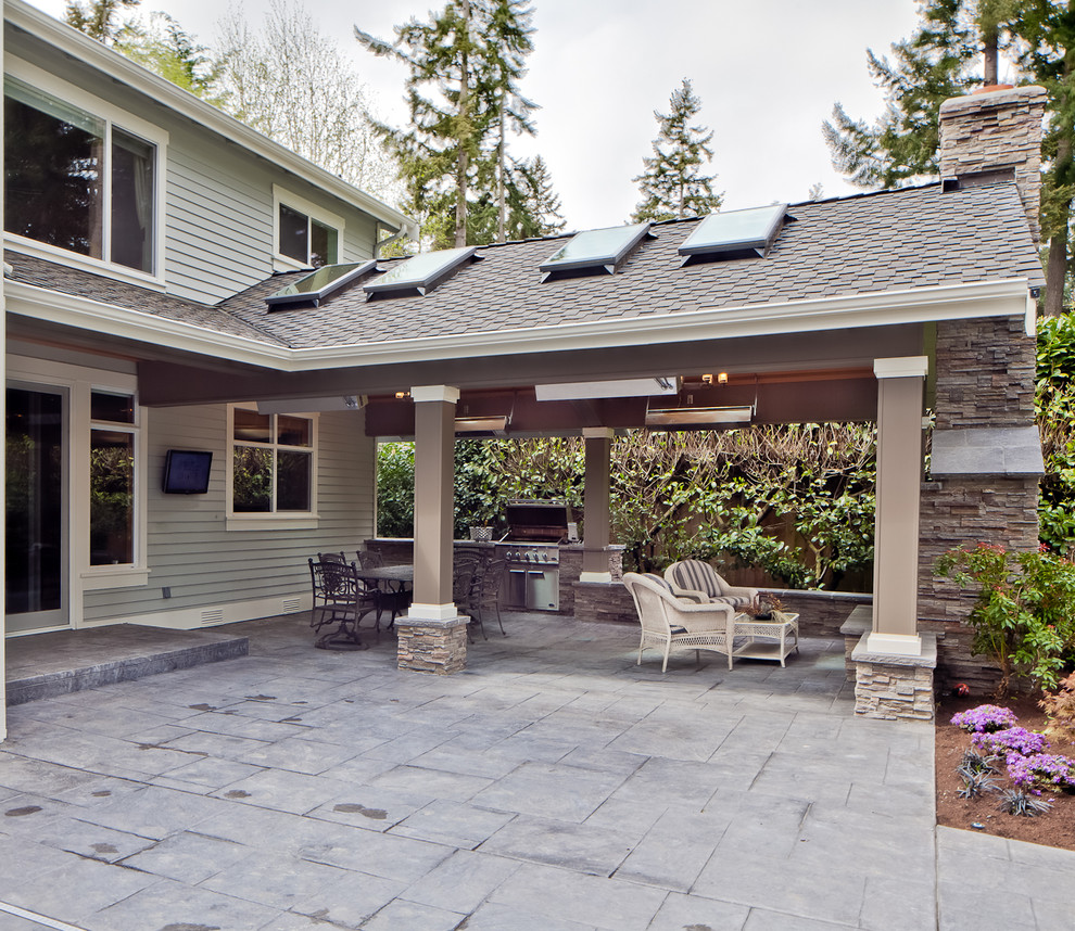 outdoor area - Traditional - Patio - Seattle - by DME Construction | Houzz