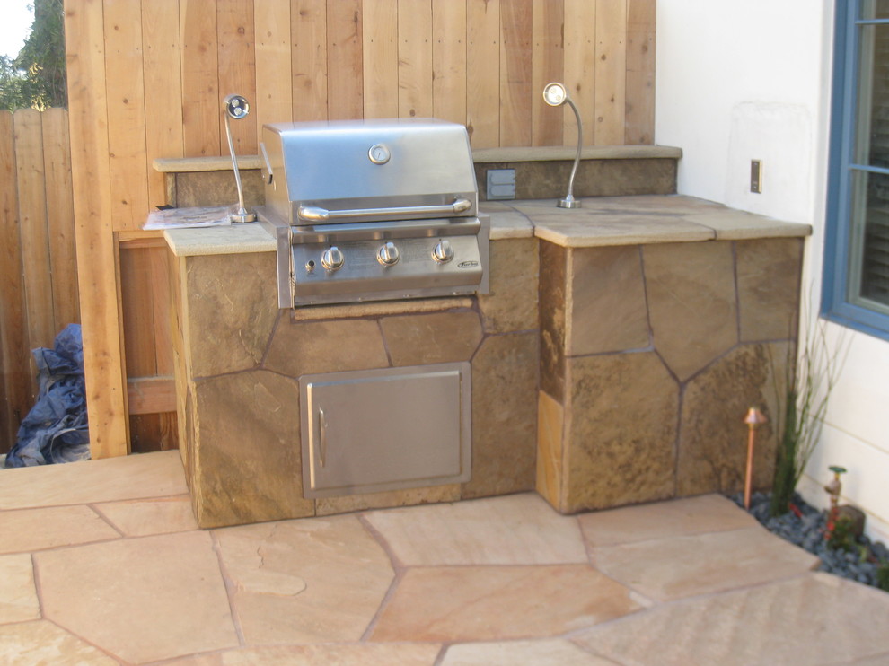 Outdoor barbeque - Traditional - Patio - Santa Barbara - by Down To ...
