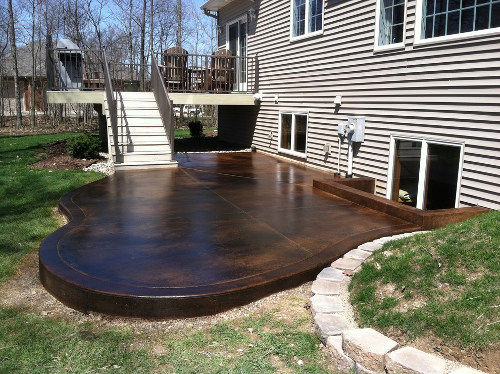Outdoor Concrete Projects - Contemporary - Patio - Indianapolis - by ...