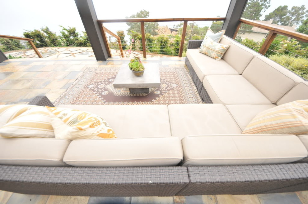 Outdoor deck seating area - Modern - Patio - Los Angeles - by Susan ...