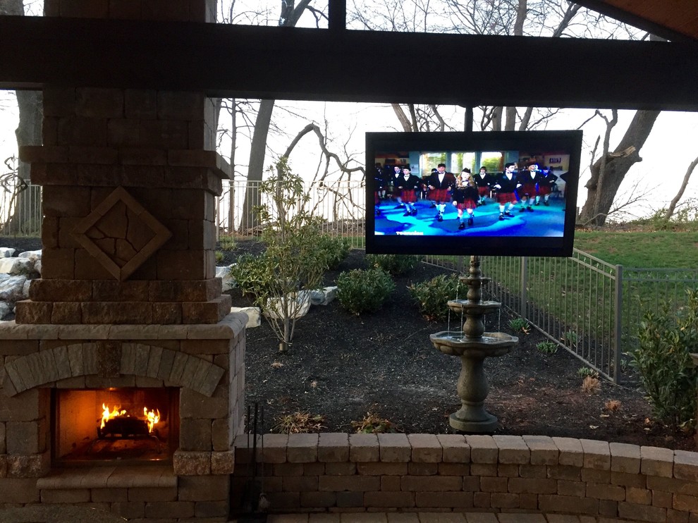 Outdoor Entertainment System - Traditional - Patio - Philadelphia - by ...