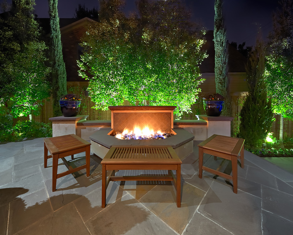 Outdoor Fire Elements - Traditional - Patio - Dallas - by Harold ...