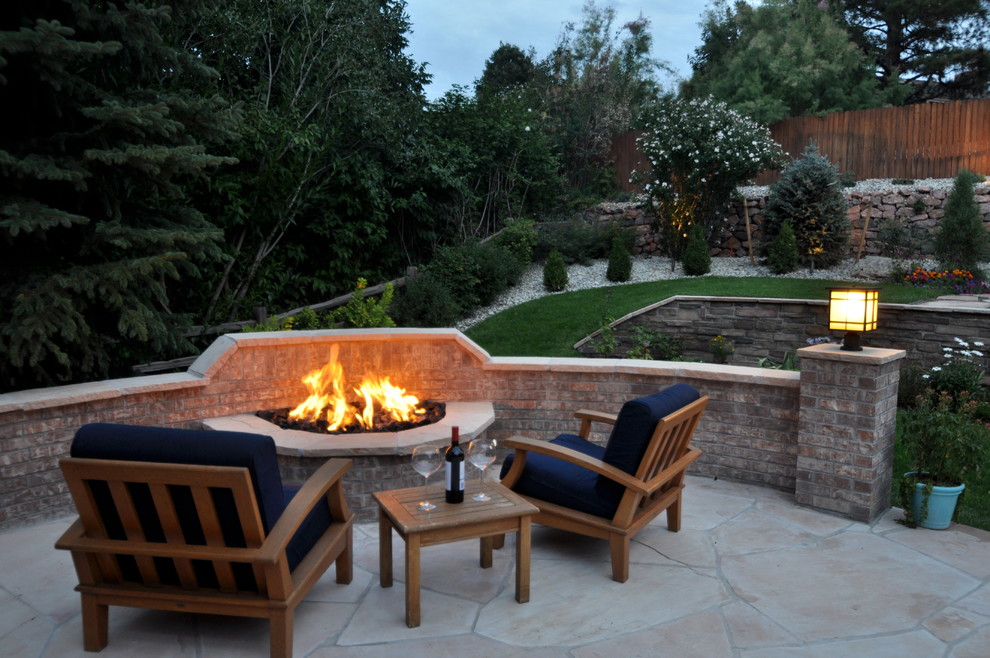 Outdoor Fire Features - Traditional - Patio - Denver - by Browne and ...