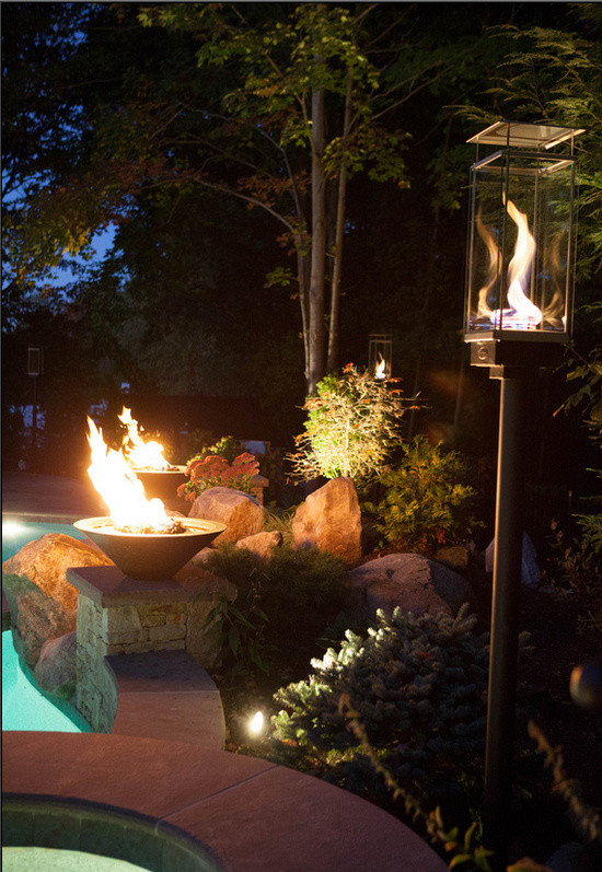 Outdoor fire features - Traditional - Patio - Boston - by StoneFire ...