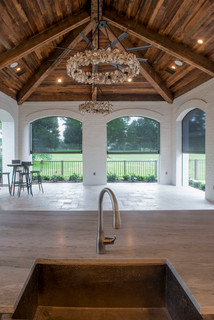 Outdoor Grand Canopy - Farmhouse - Patio - New Orleans - by Acadian ...