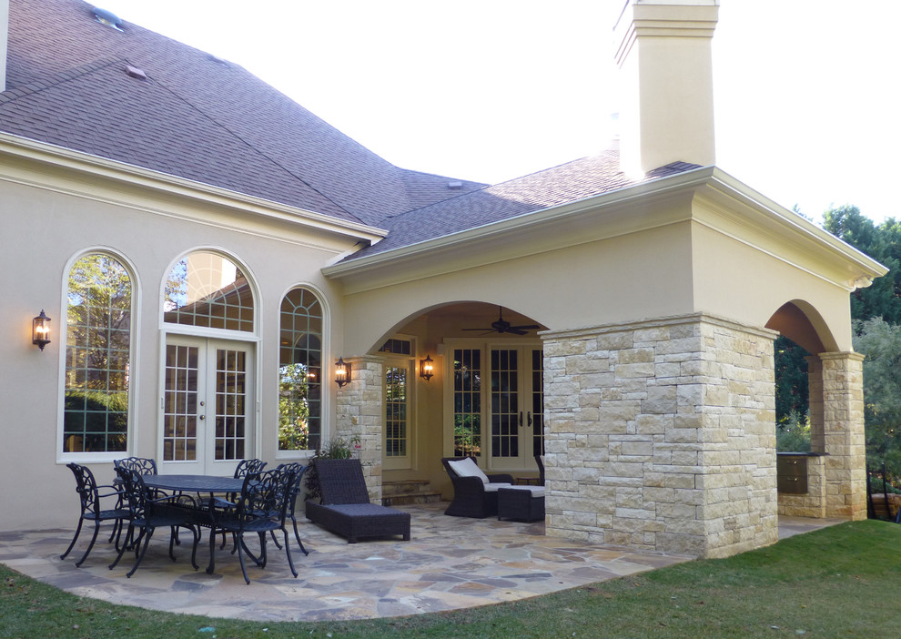 Outdoor Great room - Mediterranean - Patio - Atlanta - by Cynthia ...