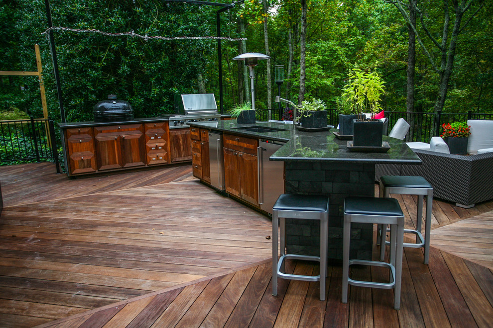 Outdoor kitchen - Modern - Deck - Atlanta - by Cabinets Of Atlanta Inc ...