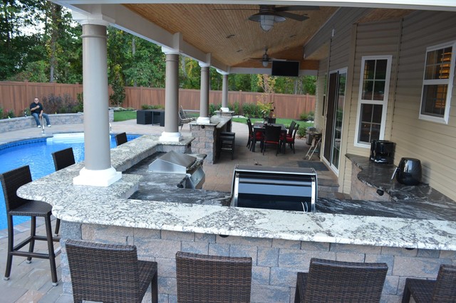 Outdoor Kitchen Countertops - Traditional - Patio - New York - by ...