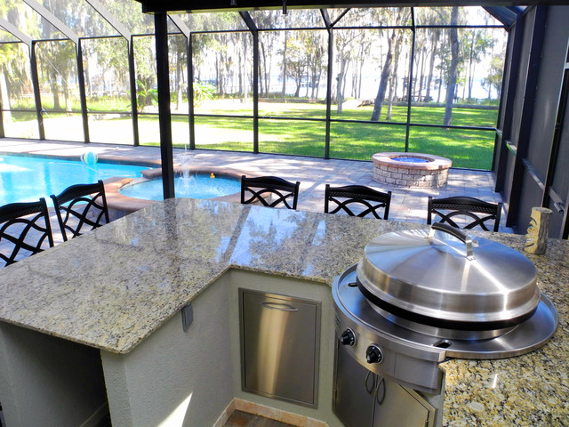 Outdoor Kitchen Installations with Evo Circular Cooktop - Traditional ...