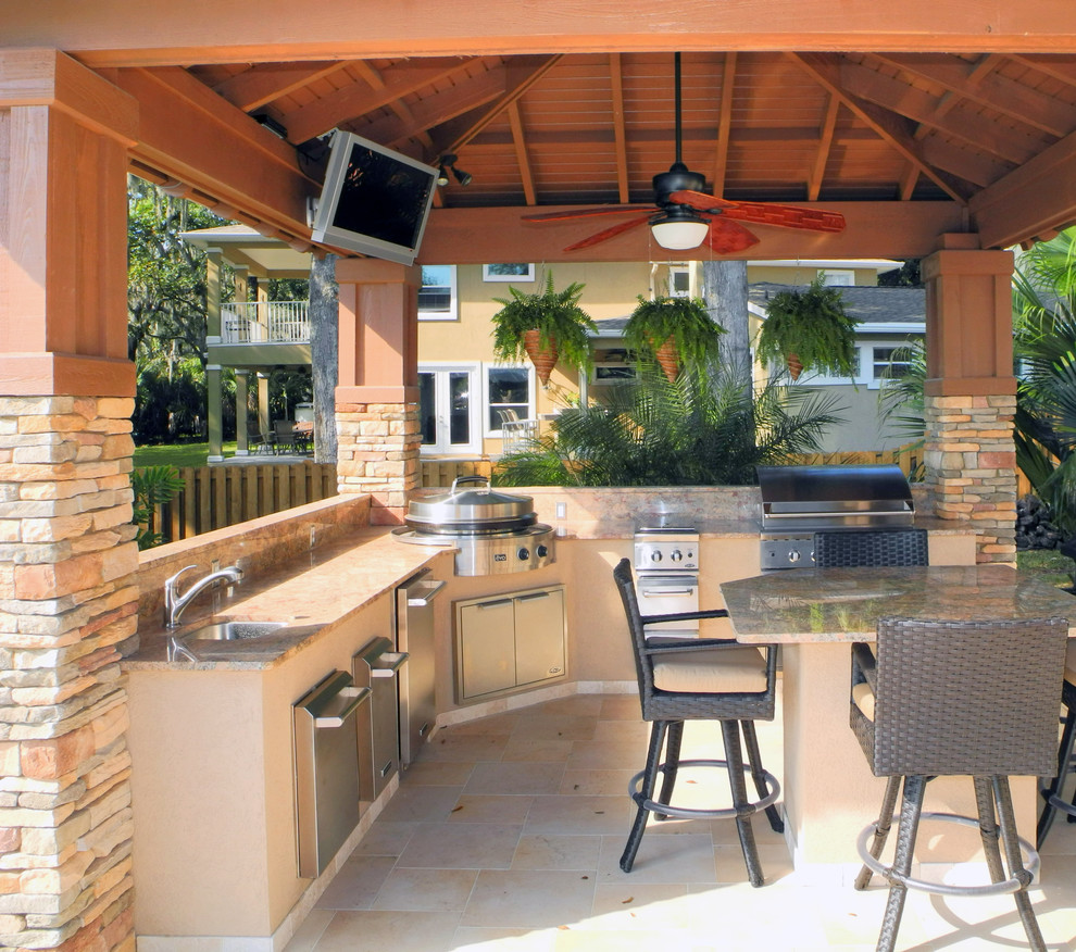 Outdoor Kitchen Installations with Evo Circular Cooktop - Traditional ...