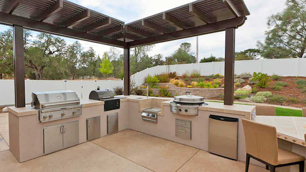 Outdoor Kitchen Installations with Evo Circular Cooktop - Traditional ...