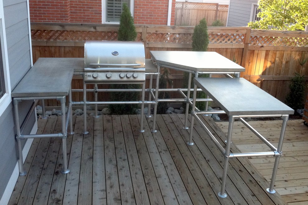 Outdoor Kitchen Island - Modern - Patio - Denver - by Simplified ...