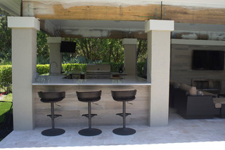 Outdoor Kitchen - Transitional - Patio - Miami - by Palm Beach Kitchen ...