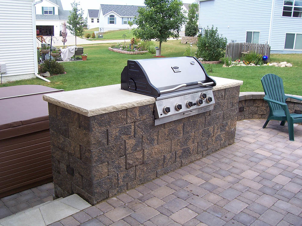 Outdoor Kitchens and BBQ Surrounds - Traditional - Courtyard ...