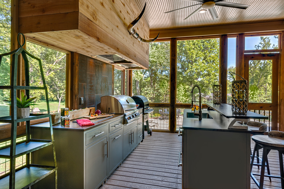 Outdoor Kitchens by Challenger Designs, LLC - Rustic - Patio ...