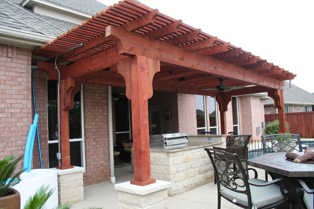 Outdoor Kitchens-Pergolas - Traditional - Patio - Dallas - by Pulliam ...