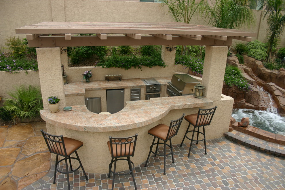 Outdoor Kitchens - Patio - Las Vegas - by Polynesian Pools, Inc | Houzz