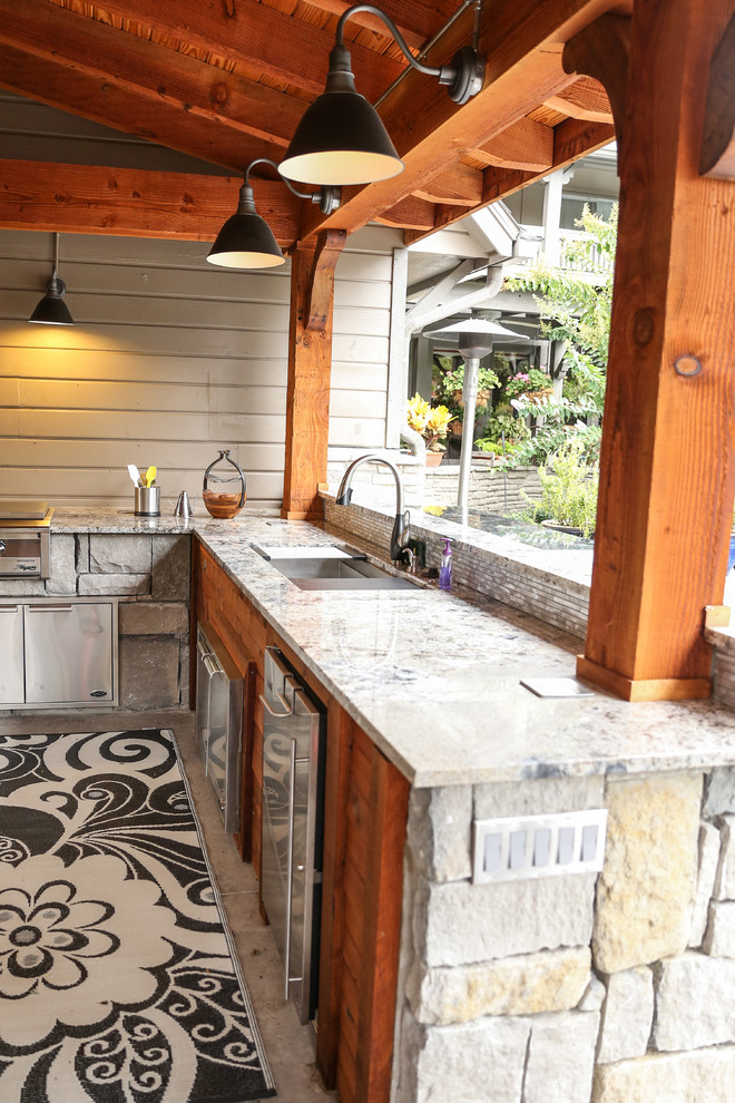 Outdoor Kitchens, Structures and Pavilions - Rustic - Patio - Other ...