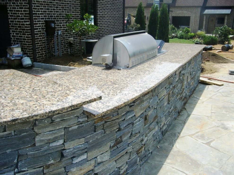 OUTDOOR KITCHENS with Granite - Traditional - Patio - Charlotte - by ...