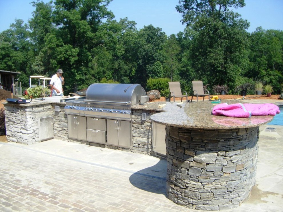 OUTDOOR KITCHENS with Granite - Traditional - Patio - Charlotte - by ...