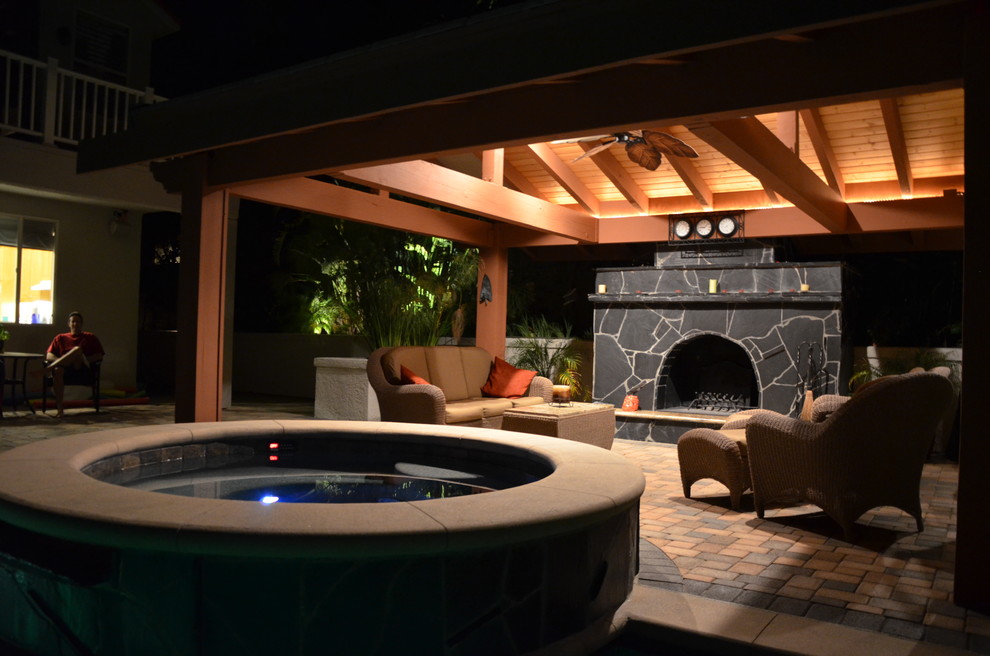 Outdoor Living I - Traditional - Patio - Los Angeles - by Ampdesign Inc ...