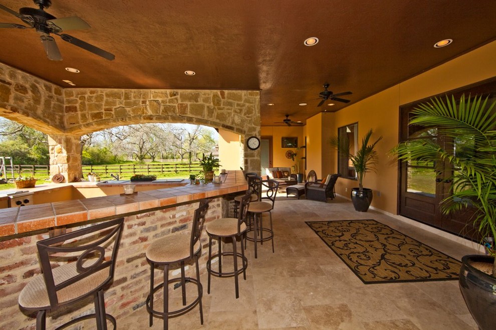 Outdoor Living - Mediterranean - Patio - Houston - by JMC Designs llc | Houzz