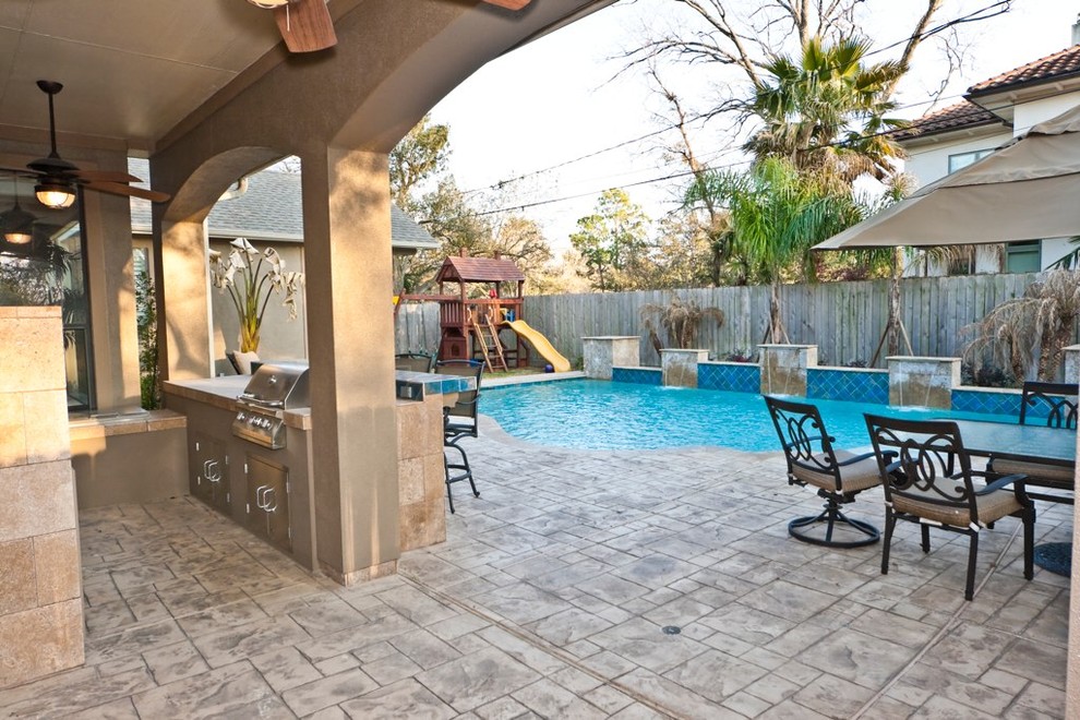 Outdoor Living - Mediterranean - Patio - Houston - by JMC Designs llc | Houzz