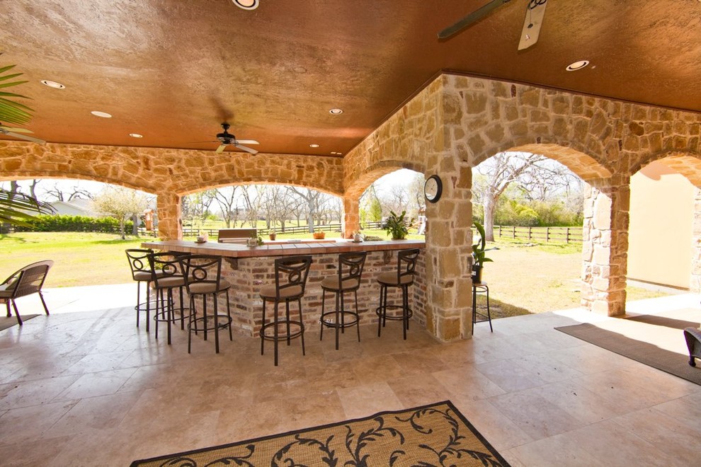 Outdoor Living - Mediterranean - Patio - Houston - by JMC Designs llc | Houzz