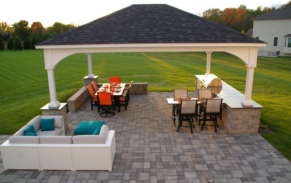 Outdoor Living Pavilion - Contemporary - Patio - Philadelphia - by ELA ...