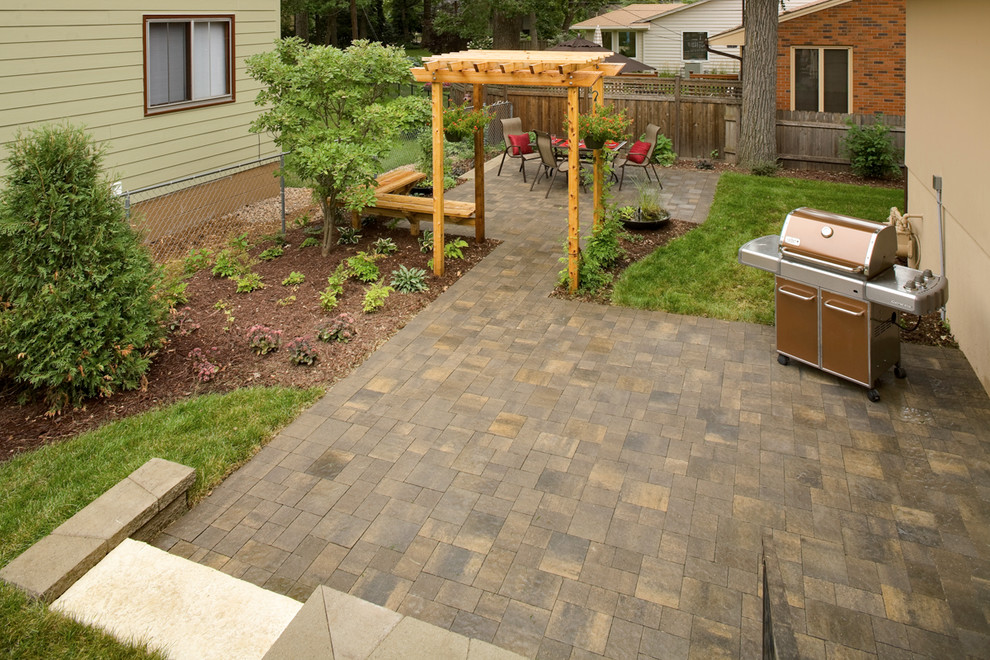 Outdoor Living Spaces in a Small Side Yard - Traditional - Patio - Minneapolis - by Southview ...