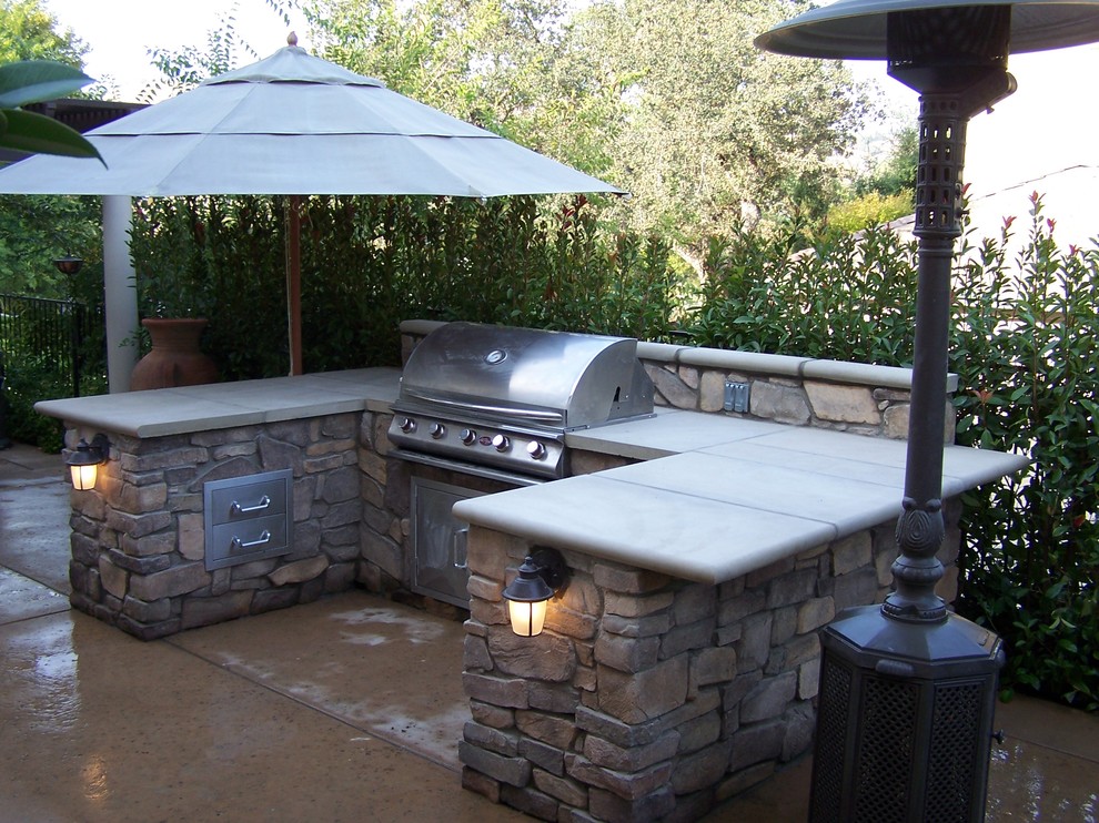 Outdoor Masonry Kitchens - Traditional - Patio - Other - by Sunset ...