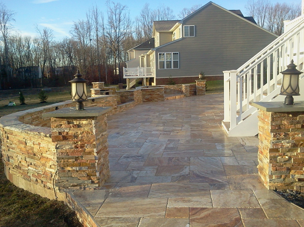 Outdoor Natural Stone Patios - Traditional - Patio - DC Metro - by D&A ...