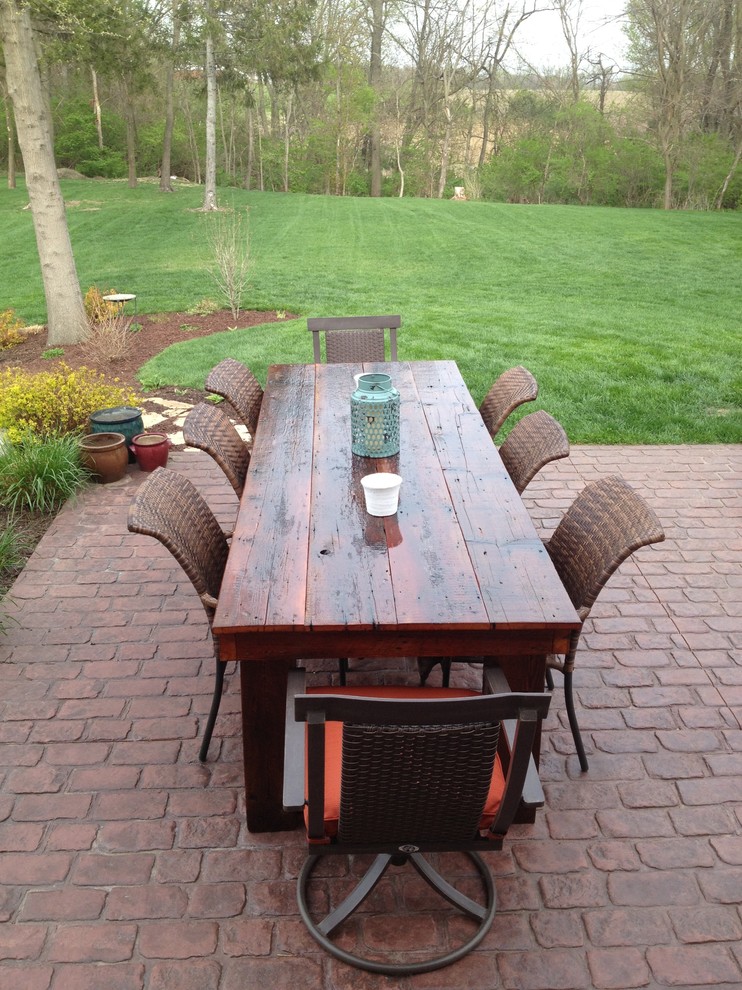 Outdoor table for patio - Rustic - Patio - Other | Houzz