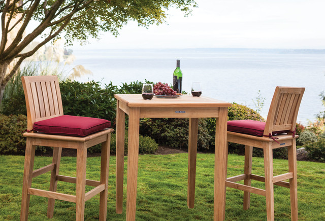 Outdoor Teak Bar Table - Midcentury - Patio - Seattle - by Thos. Baker ...