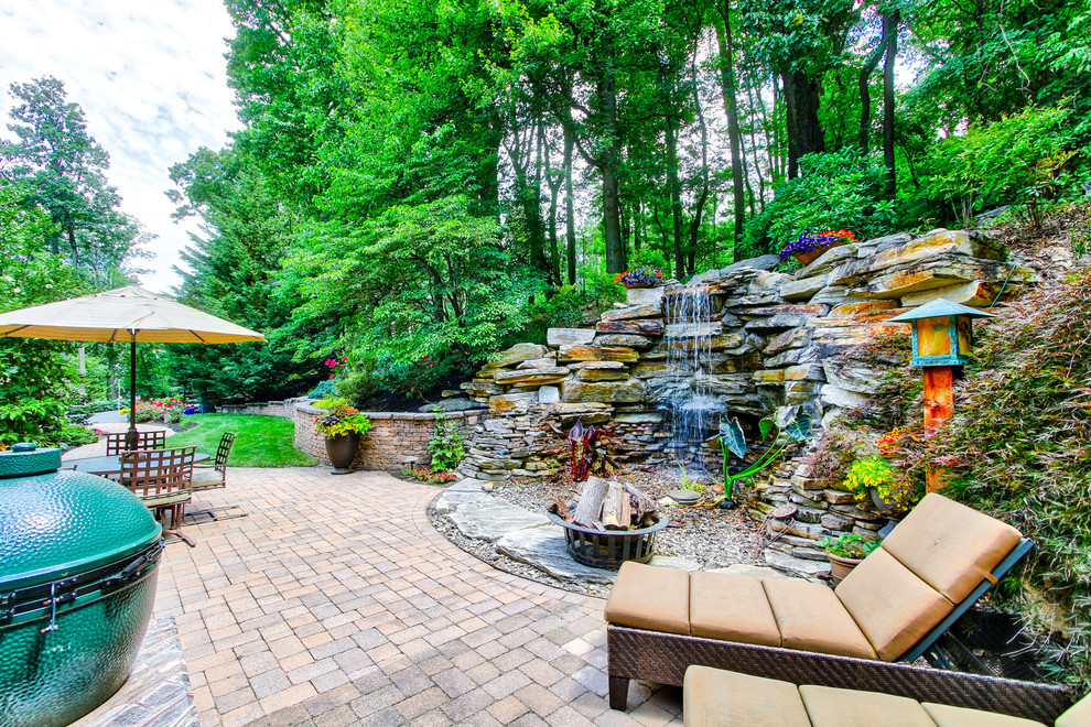 Outdoor Waterfall New Holland PA Project - Contemporary - Patio ...