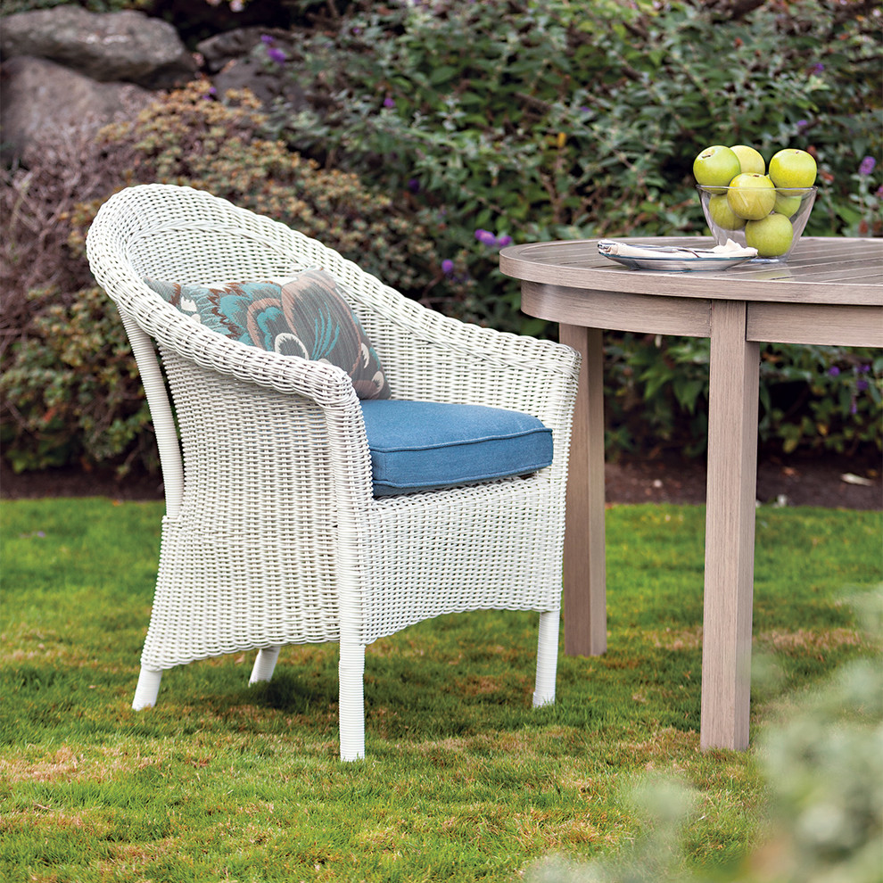 Outdoor Wicker Dining Chair - Traditional - Patio - Seattle - by Thos ...