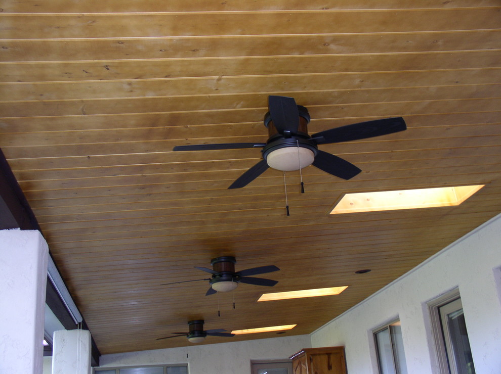 Overhang and Custom Ceiling and Fans - Modern - Patio - Phoenix - by ...
