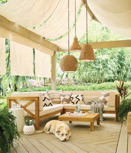 13 Beautiful Beach Themed Patio Ideas - The Nautical Decor Store