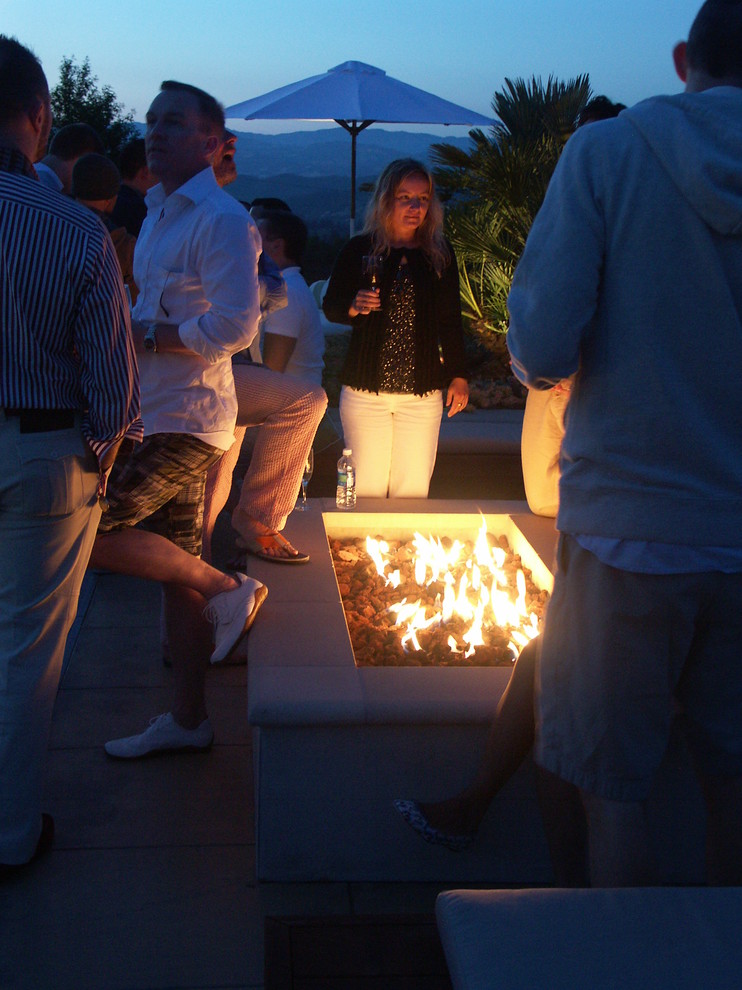Party Around the Fire Pit - Modern - Patio - San Francisco - by Geared ...