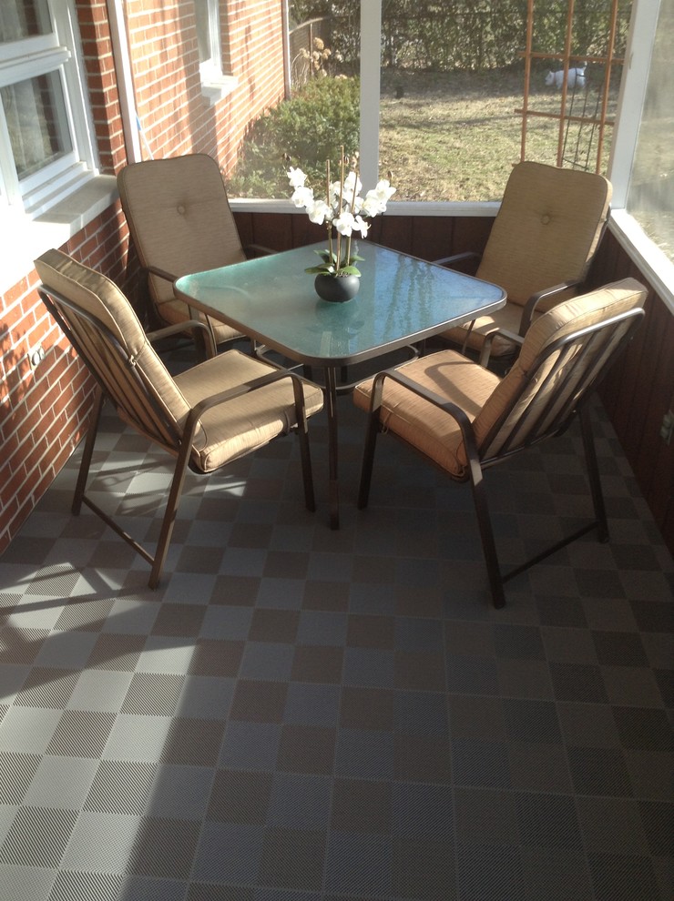 Patio Flooring Project - Perforated Floor Tiles - Traditional - Patio ...