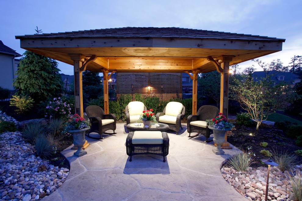 Patio - Traditional - Patio - Toronto - by Patterned Concrete ...