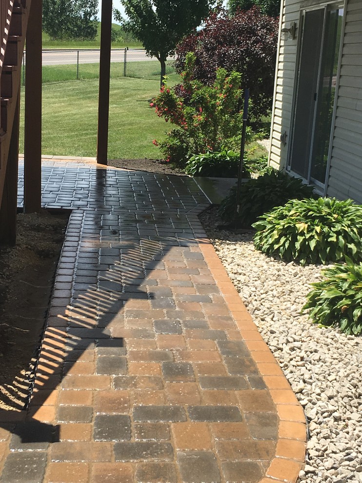 Patio under the deck - Traditional - Patio - Minneapolis - by Raymond ...