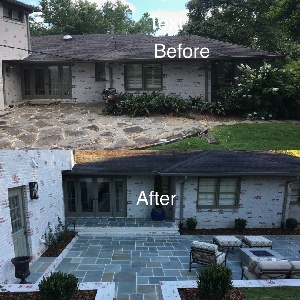 Patio Update/Reconstruction, Brick Columns, Ornamental Gates, Lighting ...