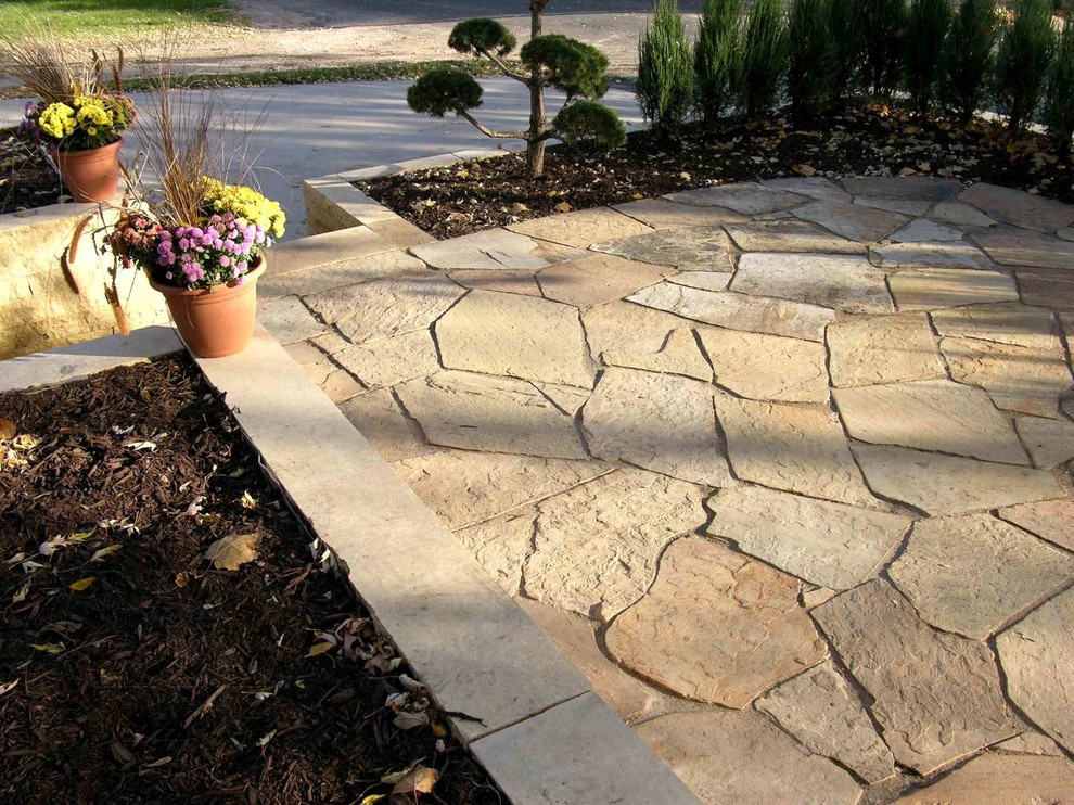 Patio, Walkways, & Driveways - Natural Stone - Traditional - Patio ...