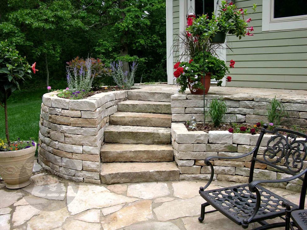 Patio, Walkways, & Driveways - Natural Stone - Traditional - Patio ...